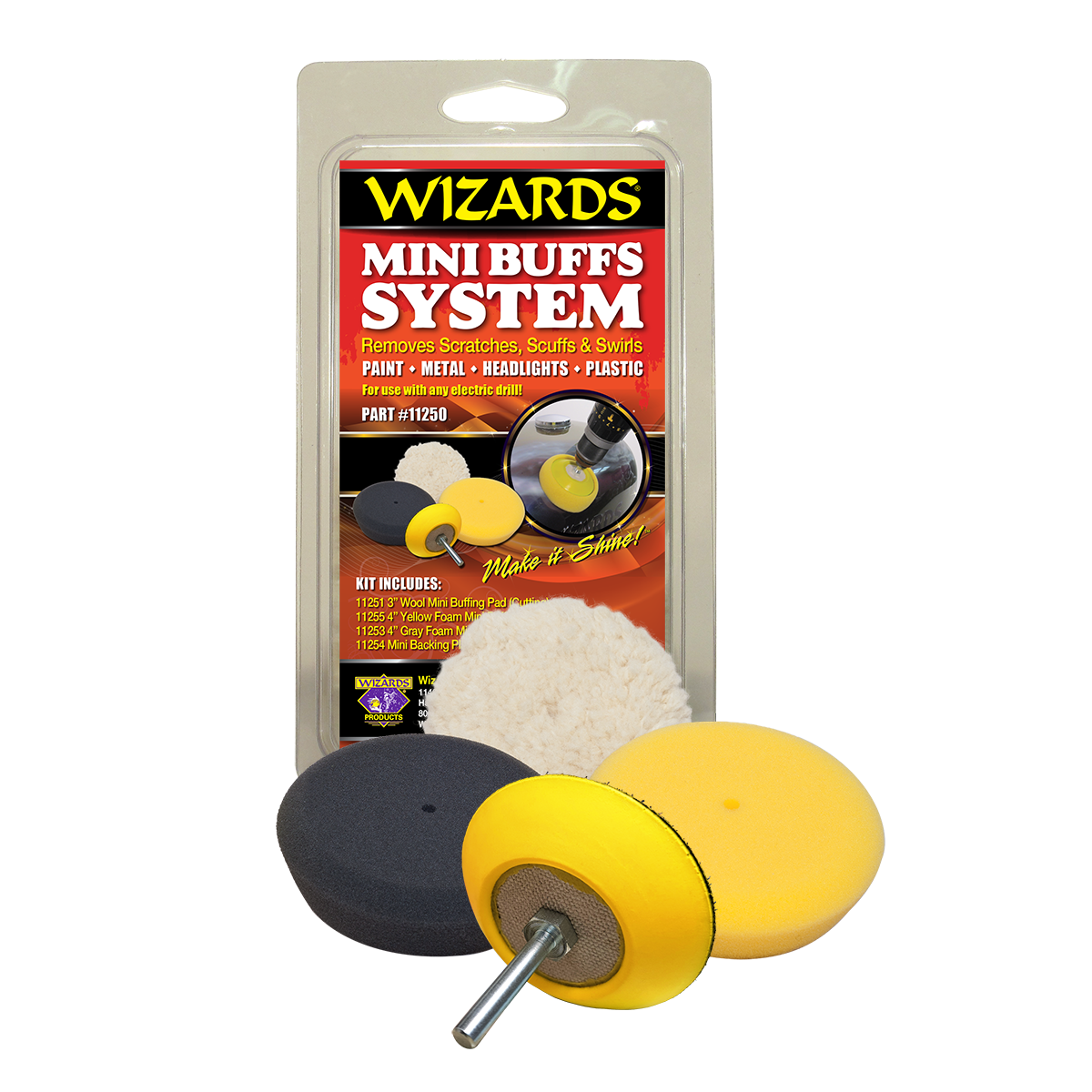 Mini Buffing System | Scuff Removal Kit | Wizards Products